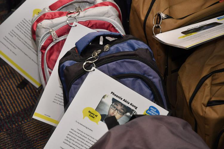 'Send Silence Packing' suicide prevention exhibit at Patriot Place in ...
