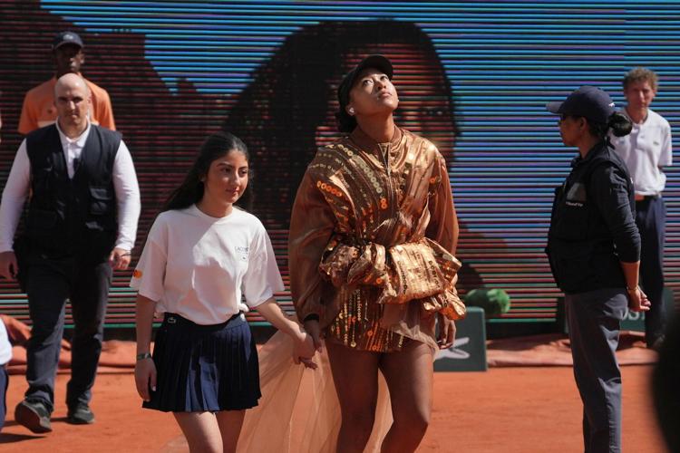 Coco Gauff's French Open title defense ends while Naomi Osaka's fashion ...