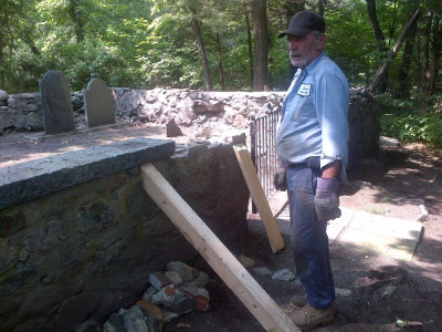 Restoration of historic Mann Burial Ground underway in North Attleboro ...