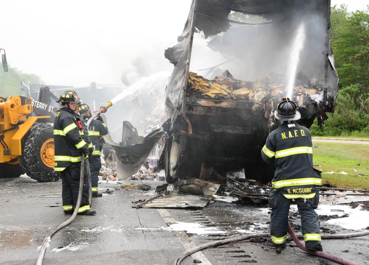 One person killed in fiery truck accident on I-95 in Mansfield | Local ...