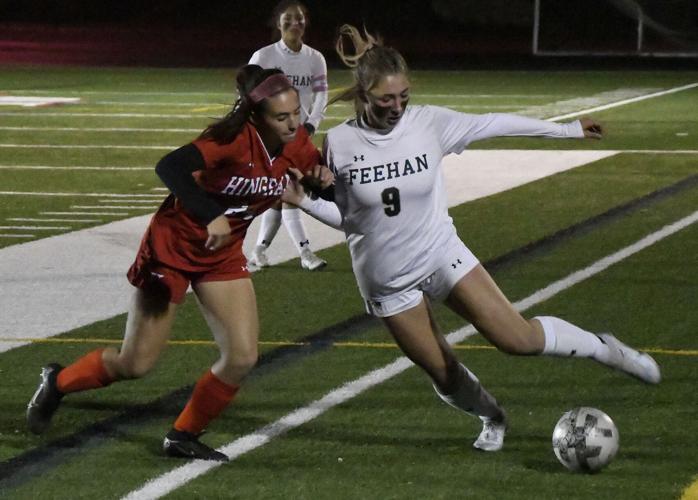 H.S. GIRLS SOCCER: Feehan bows out on penalty kicks to Hingham in Div ...