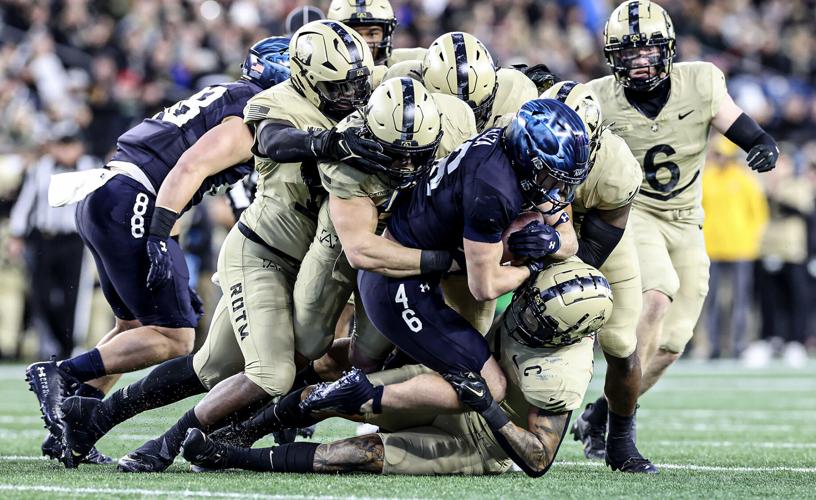 Navy comes up just short in loss to rival Army at Gillette Stadium ...