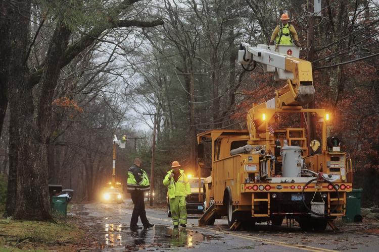 Heavy rain and high winds knock out power, downs trees, close roads in area | Local News ...