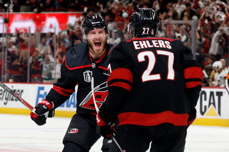 Svechnikov, Aho strike as Hurricanes top Golden Knights 4-2 to move ...