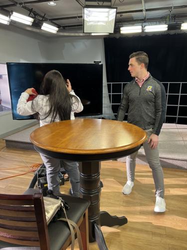 Sportscaster with local ties uses Foxboro Cable Access station to ...