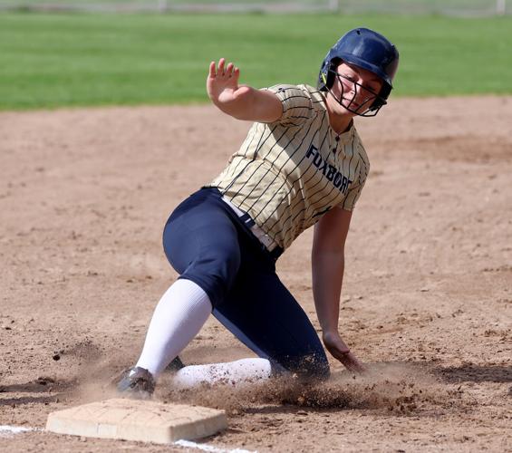 H.S. SOFTBALL: Rocketeers lift off at the plate to roar past Foxboro ...