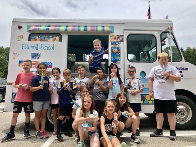 Burrell School students get free ice cream in a salute to a very cool ...