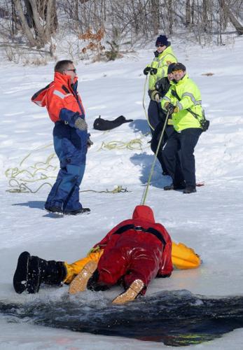 PFD Ice Rescue Drill | Local News | thesunchronicle.com