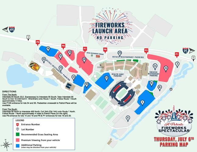 Patriot Place in Foxboro to hold annual holiday fireworks on July 6 ...