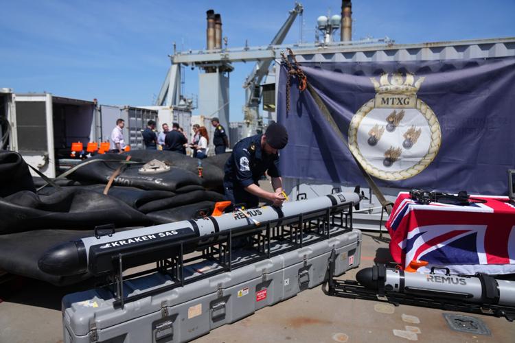 Britain's navy prepares to clear mines in the Strait of Hormuz while ...