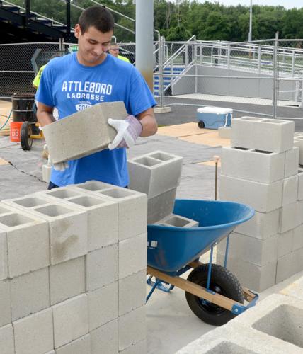 Volunteers Erect New Concession Stand at A.H.S. | Gallery ...