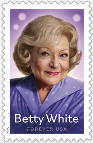 Foxboro illustrator designs Betty White postage stamp | Local News ...