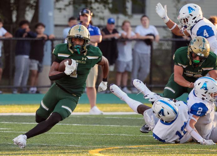 H.S. FOOTBALL: Shamrocks lay smackdown on Bombardiers | Local Sports ...