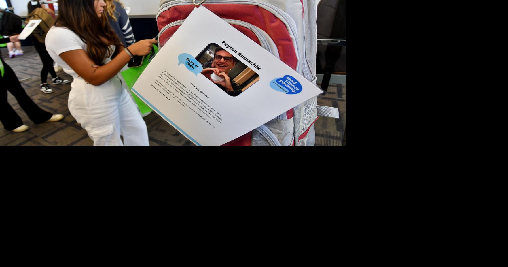 'Send Silence Packing' suicide prevention exhibit at Patriot Place in ...