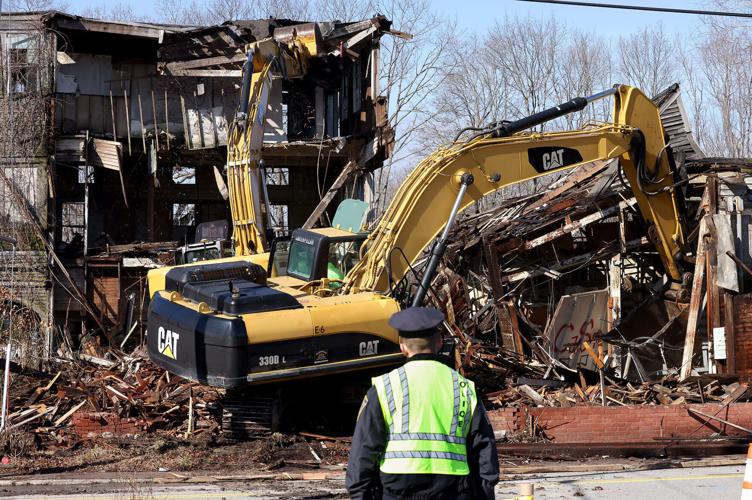 Demolition of old North Attleboro mill done for now, roads reopened ...