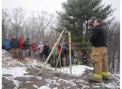 Area Boy Scouts learn basics of fire rescue | Local News ...