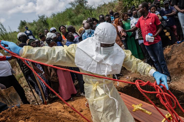 A second Ebola treatment center is set ablaze in eastern Congo, with 18 ...