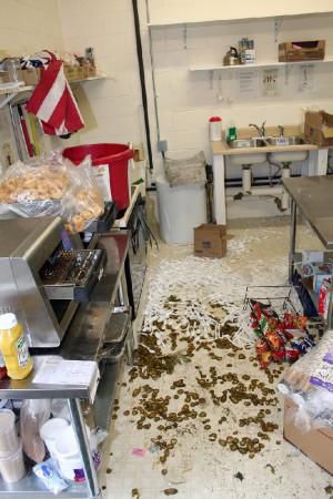 Booth concession stand trashed | Local News | thesunchronicle.com