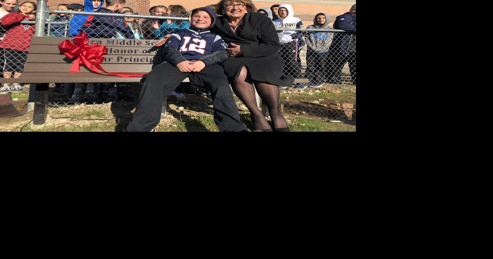 'Recess Buddy Bench' named in honor of former Ahern School principal in ...