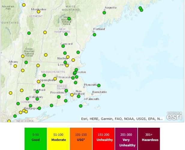 Nova Scotia wildfires brought fine-particle pollution to Attleboro area ...