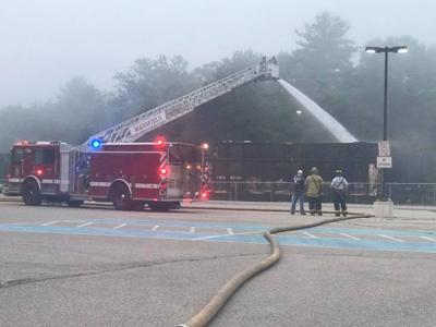 Train fire temporarily closes commuter lot in Foxboro | Local News ...