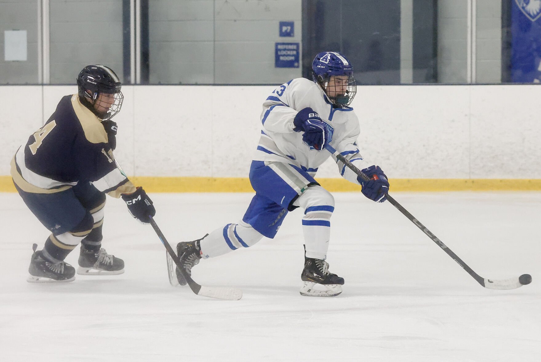 H.S. BOYS HOCKEY: Chiaradonna scores hat trick as Foxboro overtakes ...