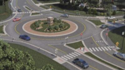 Work begins to install roundabout at 'high crash' Rehoboth intersection ...