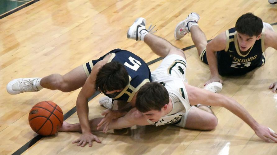 H.S. BOYS BASKETBALL: Foxboro survives late Bishop Feehan rally to pull ...