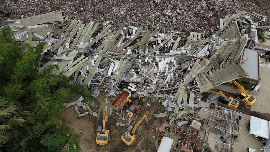Landfill collapse kills 1 and leaves at least 27 missing, Philippine ...