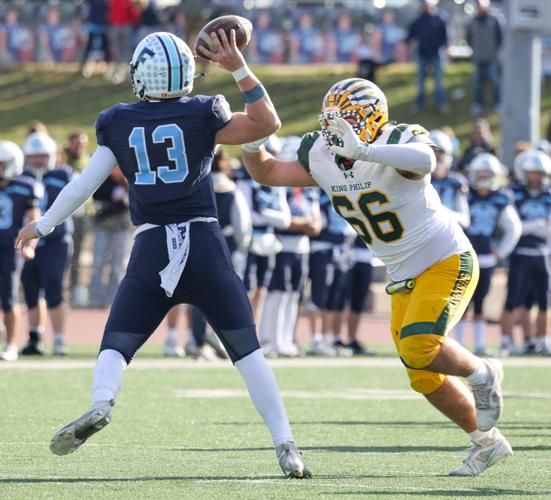 H.S. FOOTBALL: King Philip clinches third straight Kelley-Rex title in ...