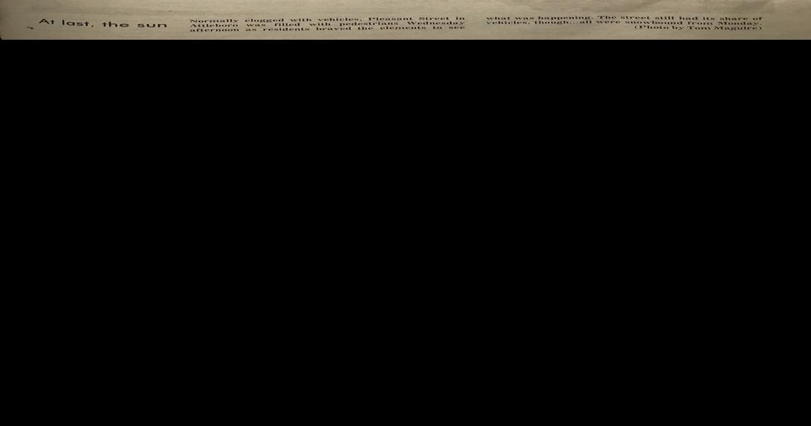 Blizzard of 1978 Special Edition from Feb. 7-9, 1978 ...