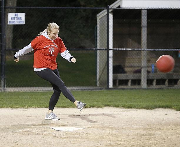 Foxboro's adult women's kickball league proves a big draw | Local News ...