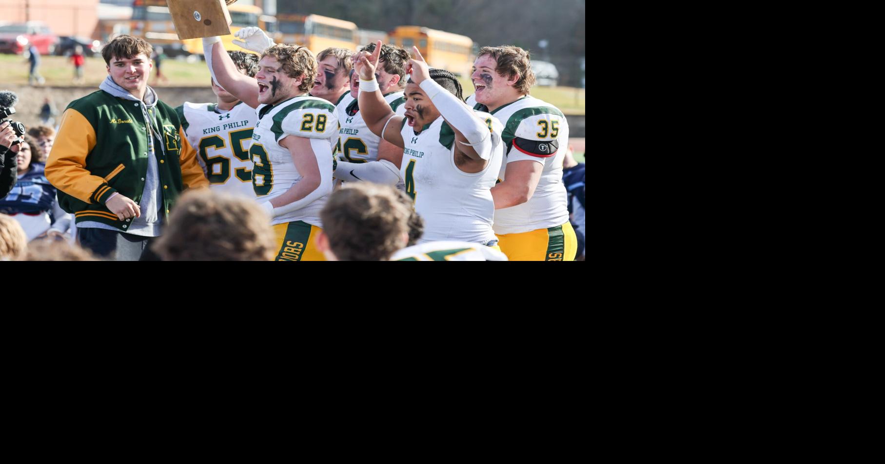 H.S. FOOTBALL: King Philip clinches third straight Kelley-Rex title in ...