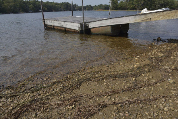 On Bungay Lake, a shoreline expands before residents' eyes | Local News ...