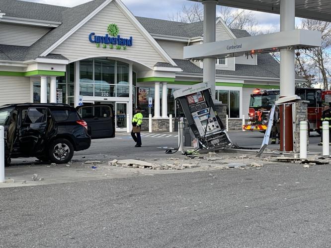 Car hits two pumps at Attleboro gas station after driver suffers ...