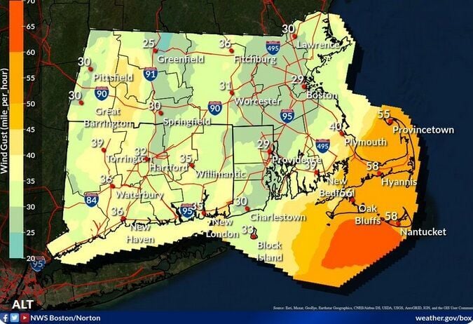 Attleboro area escapes brunt of heavy rain and wind storm | Local News ...