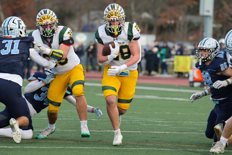 H.S. FOOTBALL: King Philip clinches third straight Kelley-Rex title in ...