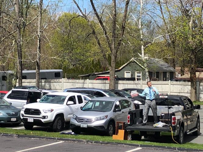 Parishioners rejoice with Plainville church's drive-in service ...