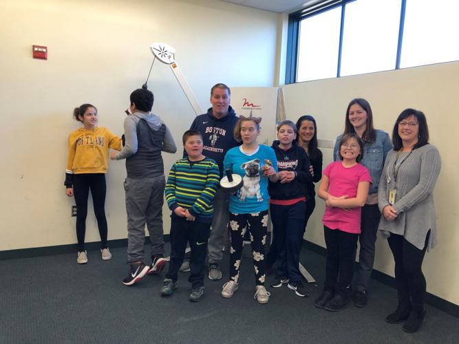 Equipment for students in Ahern adaptive physical education program ...