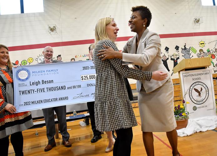 Surprise! Dighton Elementary School teacher wins prestigious award ...