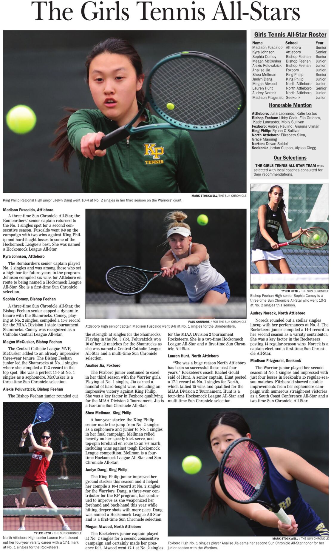 E C Glass Girls Tennis 2024 Wset