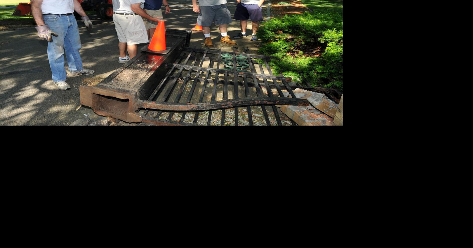 Highland CC Gate Damaged | Uploaded Photos | thesunchronicle.com