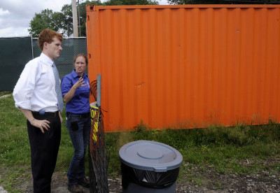 Kennedy tours toxic Superfund site in city | Local News ...