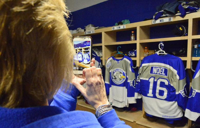 All Locked Up: Foundation donates hockey lockers for AHS hockey team ...