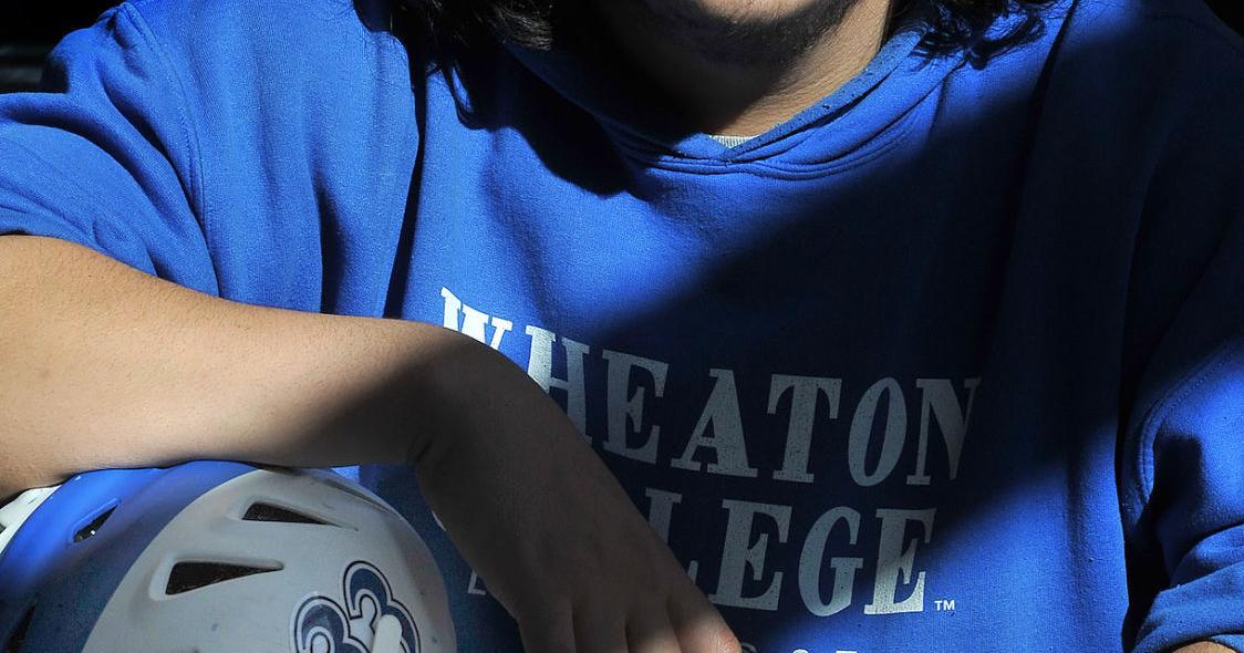 Wheaton player sidelined for having too big a head for NCAA-approved ...