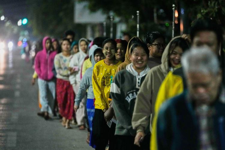 Myanmar holds second round of voting in first general election since ...
