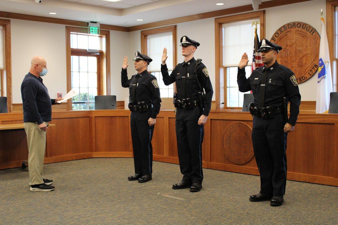Foxboro has 3 new police officers | Local News | thesunchronicle.com