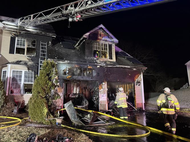 Area firefighters battle two-alarm garage blaze, then van fire at YMCA in North Attleboro within ...