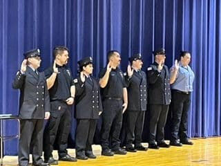 Norton swears in, promotes firefighters at ceremony | Local News ...