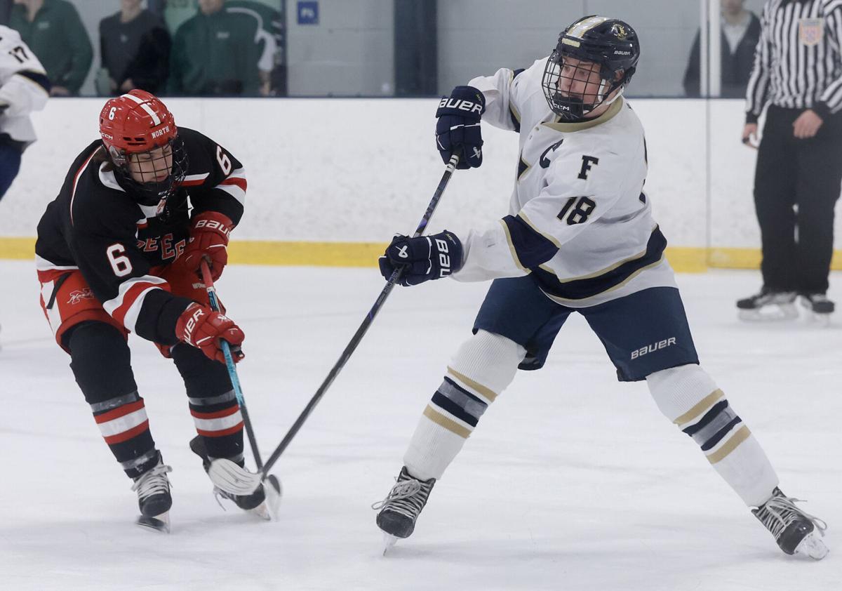H.S. HOCKEY: Chiaradonna's hat trick not enough for Foxboro boys in ...